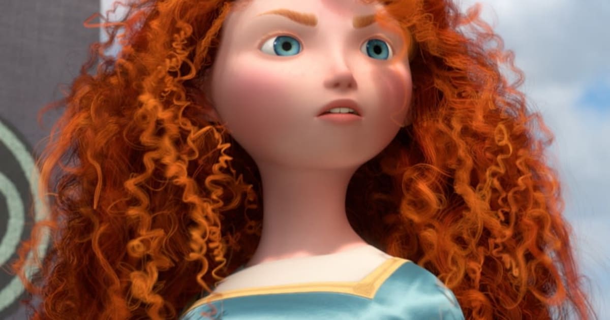 Princess Merida | 100 Cartoon and Anime Characters with Curly Hair