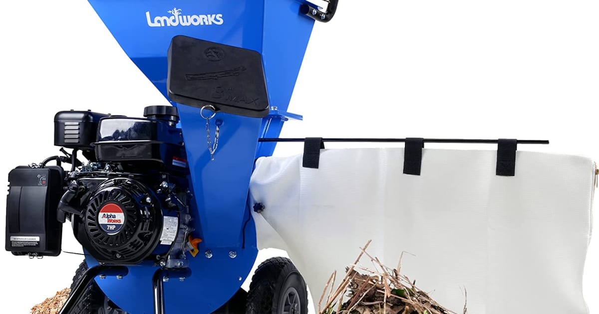 Wood Chipper Shredder Mulcher Super Heavy Duty 7HP 3 in 1 Multi ...