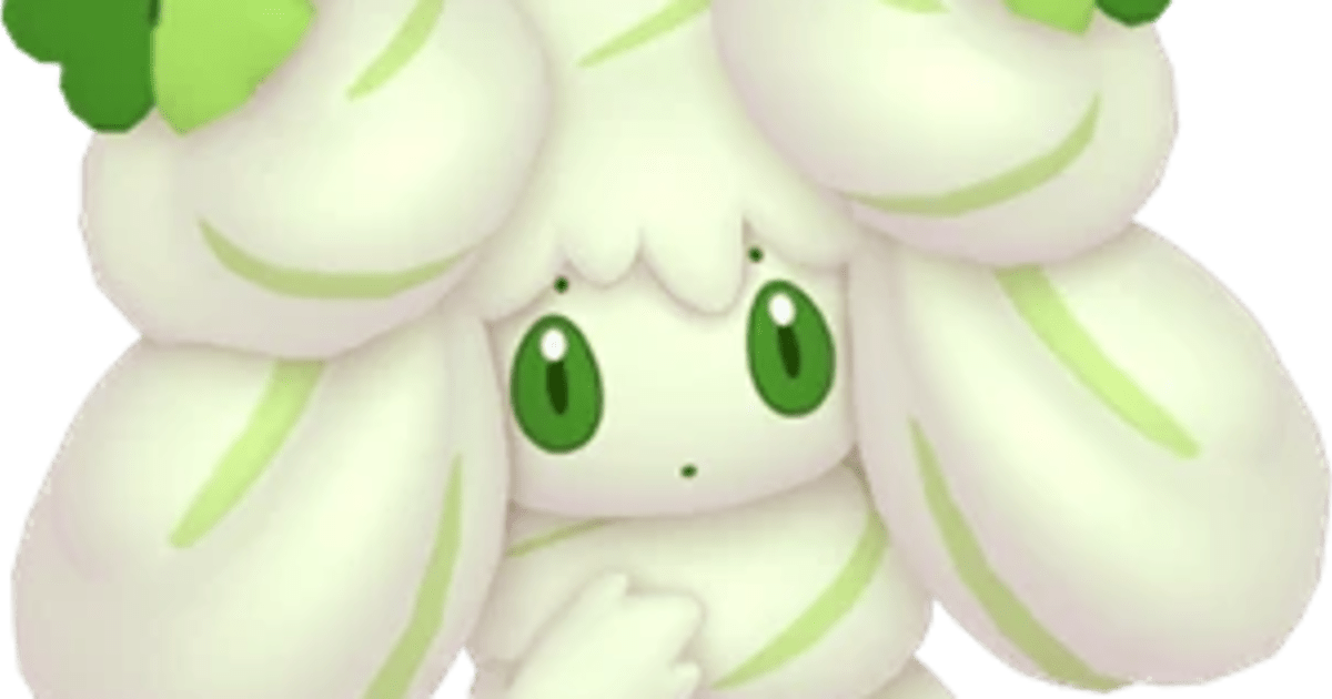 Alcremie (Matcha Cream) | 200+ Green Cartoon Characters (A checklist)