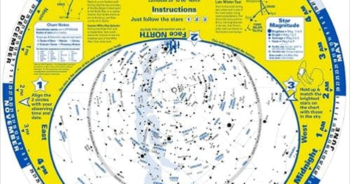 Guide to the Stars Planisphere | Top Beginner's Astronomy Books!