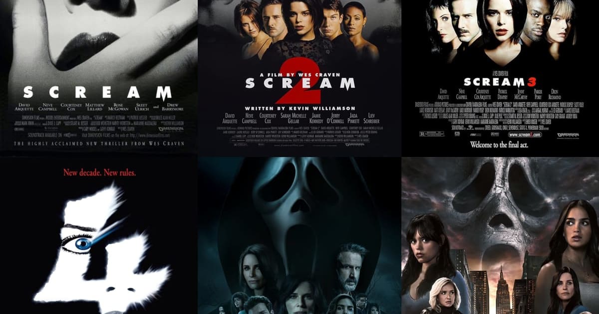 The Complete List of Scream Movies in order (And where to stream them ...