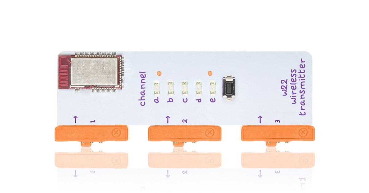 Wireless Transmitter (5 Channels) | LittleBits Full List of Bits