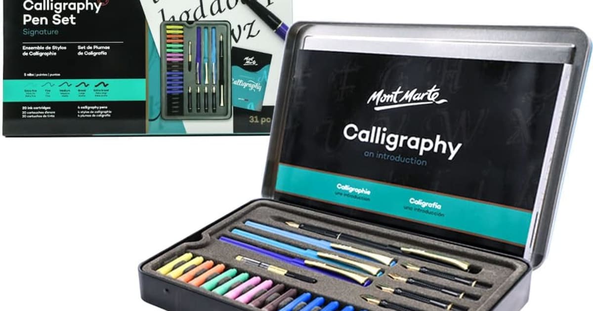 Mont Marte Calligraphy Set | Best calligraphy sets for beginners