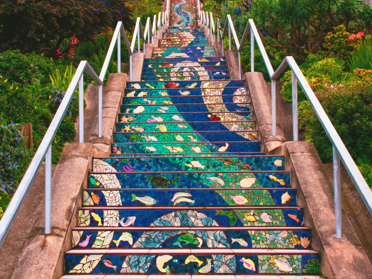 Moraga Steps | 50 Things To Do in San Francisco (Checklist)