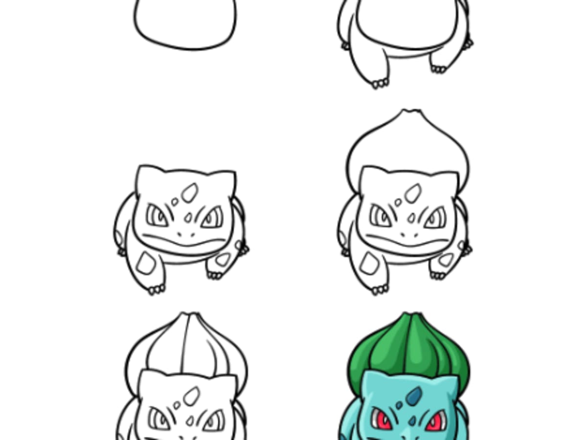 Bulbasaur | 100 Easy to Draw Cartoon Characters