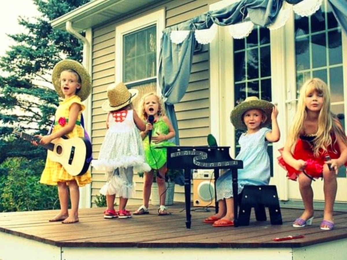 Have a backyard talent show | The Ultimate List of 300+ Activities To ...