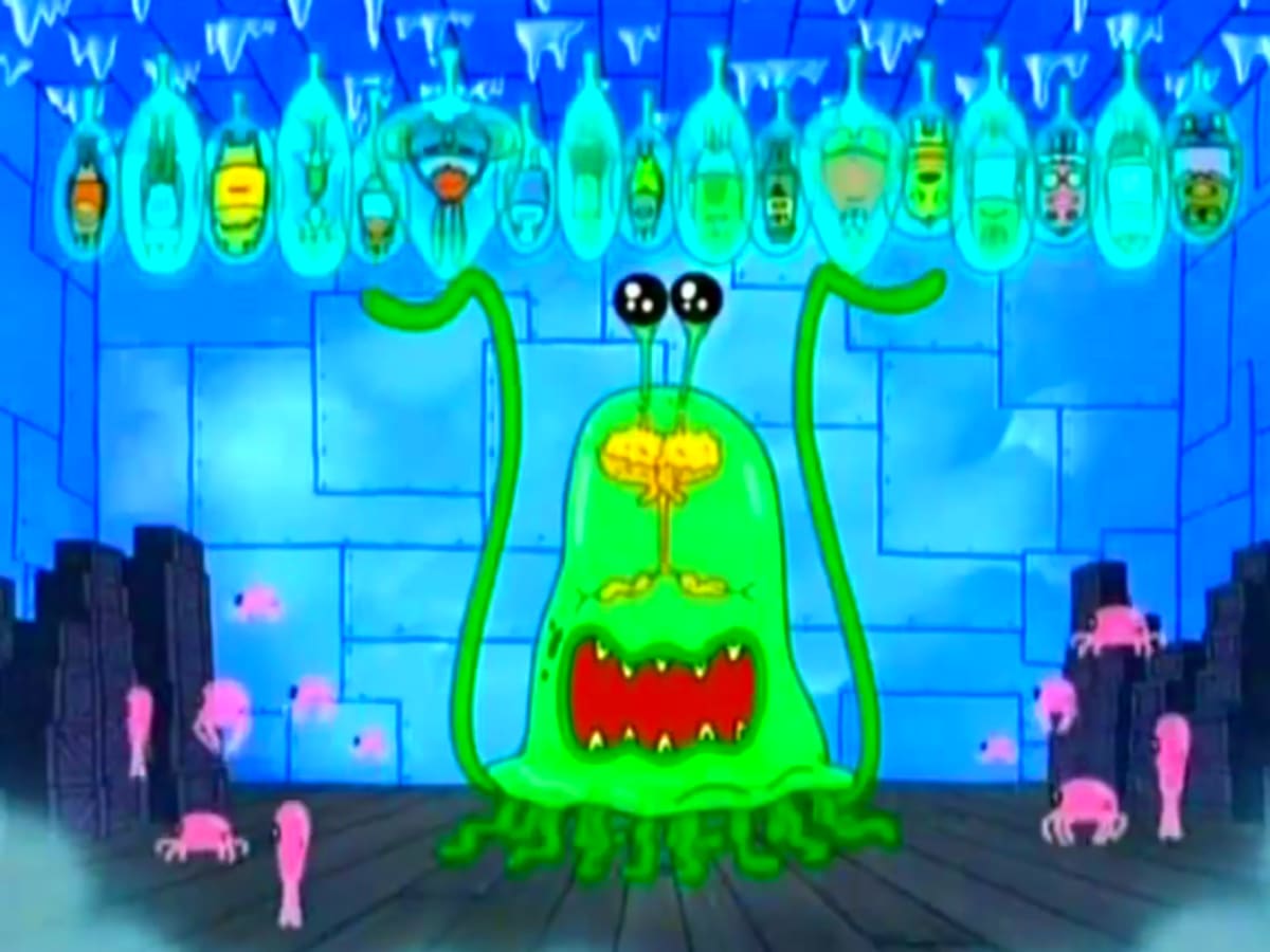 Evil Alien Jellien Overlord | All Spongebob Cartoon Villains