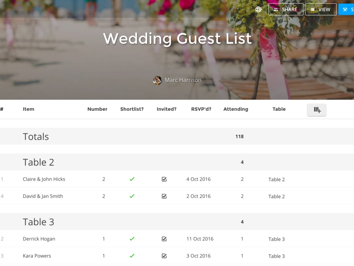 Plan reception seating arrangements | Wedding Planning Checklist and ...