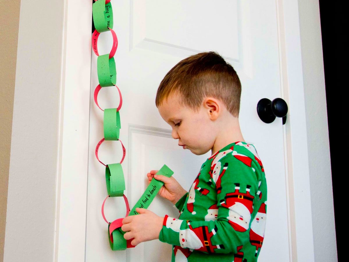 Make a Christmas countdown chain | The Ultimate List of 300+ Activities ...
