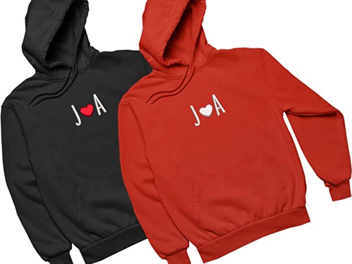 Custom Embroidered Matching Couple Hoodies | Coolest matching couple ...