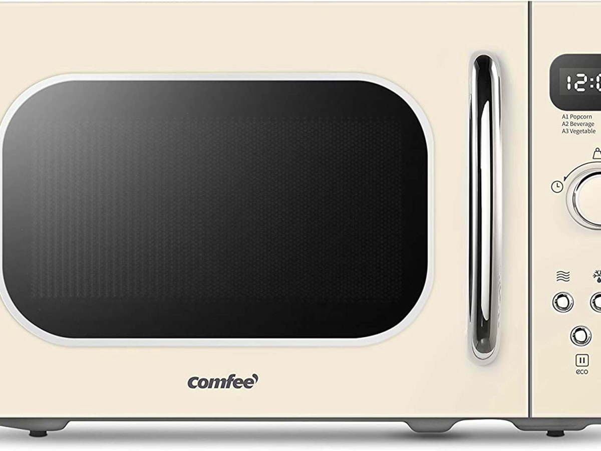 COMFEE' Retro Small Microwave Oven | Best mini microwaves for dorms