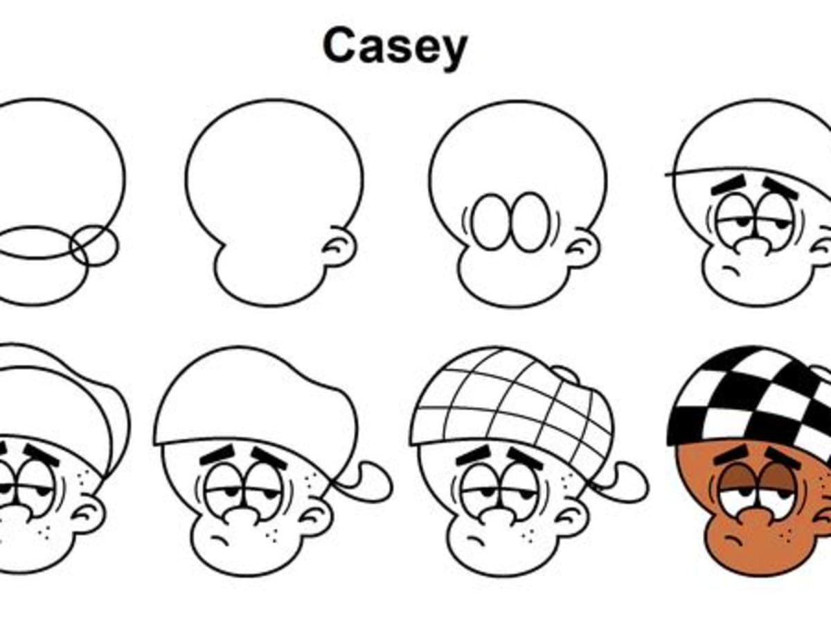 Casey | 100 Easy to Draw Cartoon Characters