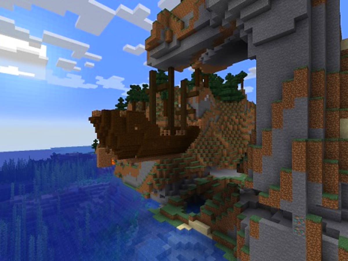Floating Ship | 50+ Best Minecraft World Seeds