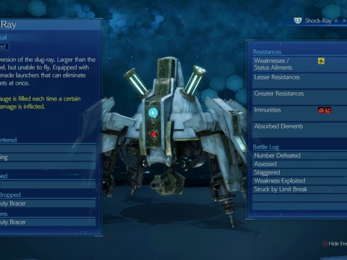 Blast-Ray | Final Fantasy VII Remake - Complete Enemies List