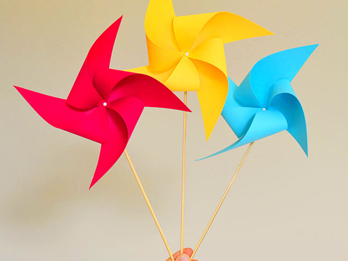 Make paper pinwheels | The Ultimate List of 300+ Activities To Do With ...