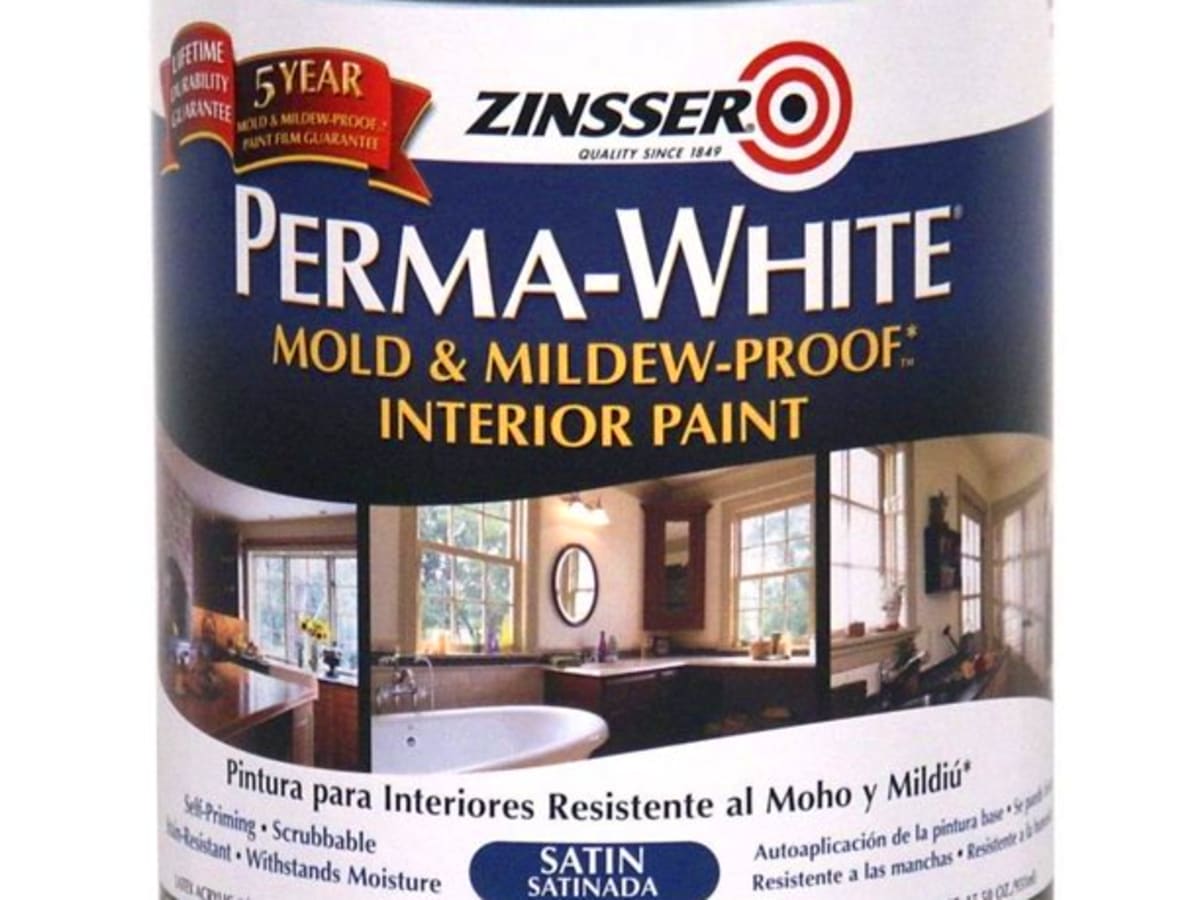 Zinsser 02704 Quart Satin Gloss Perma | The Best Paint For Bathroom Walls