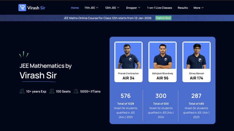 Micro Small Batch for Class 11 JEE Maths | JEE Maths